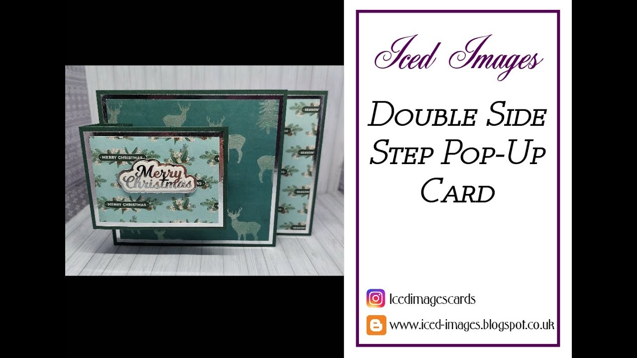 Double Side Step Pop Up Card - YouTube
