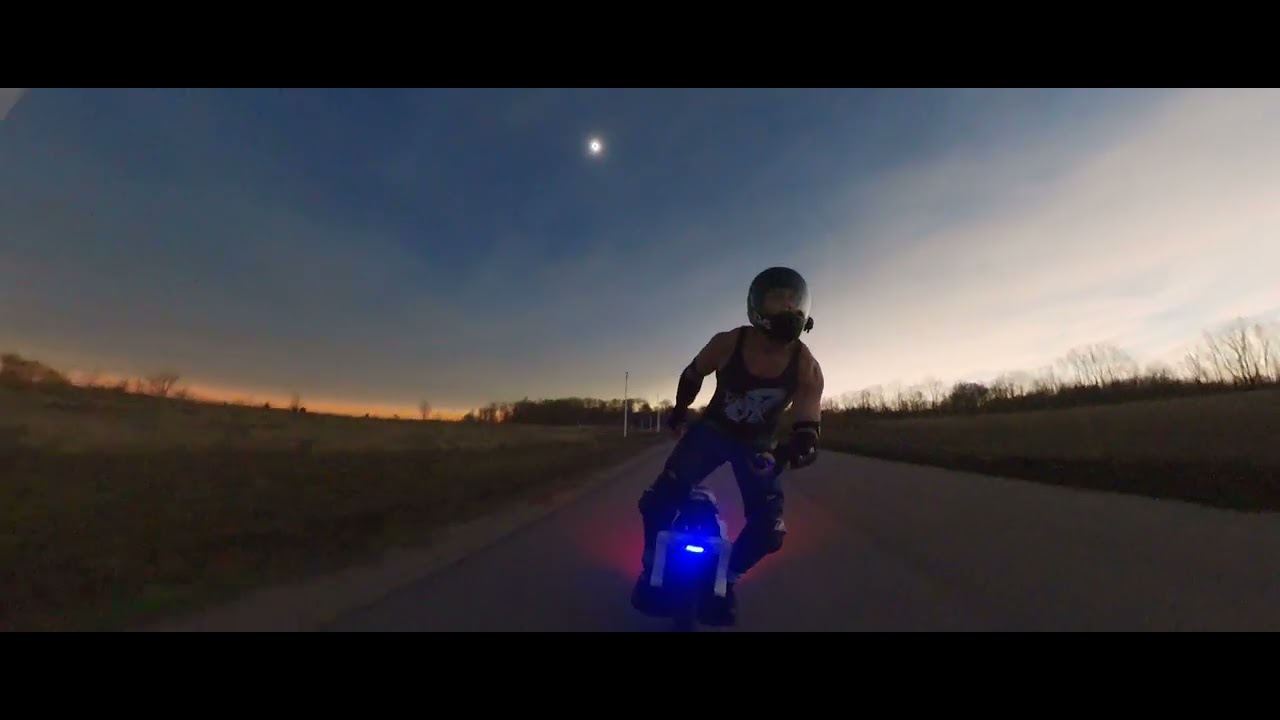 Eclipse Ride (Raw footage) - YouTube