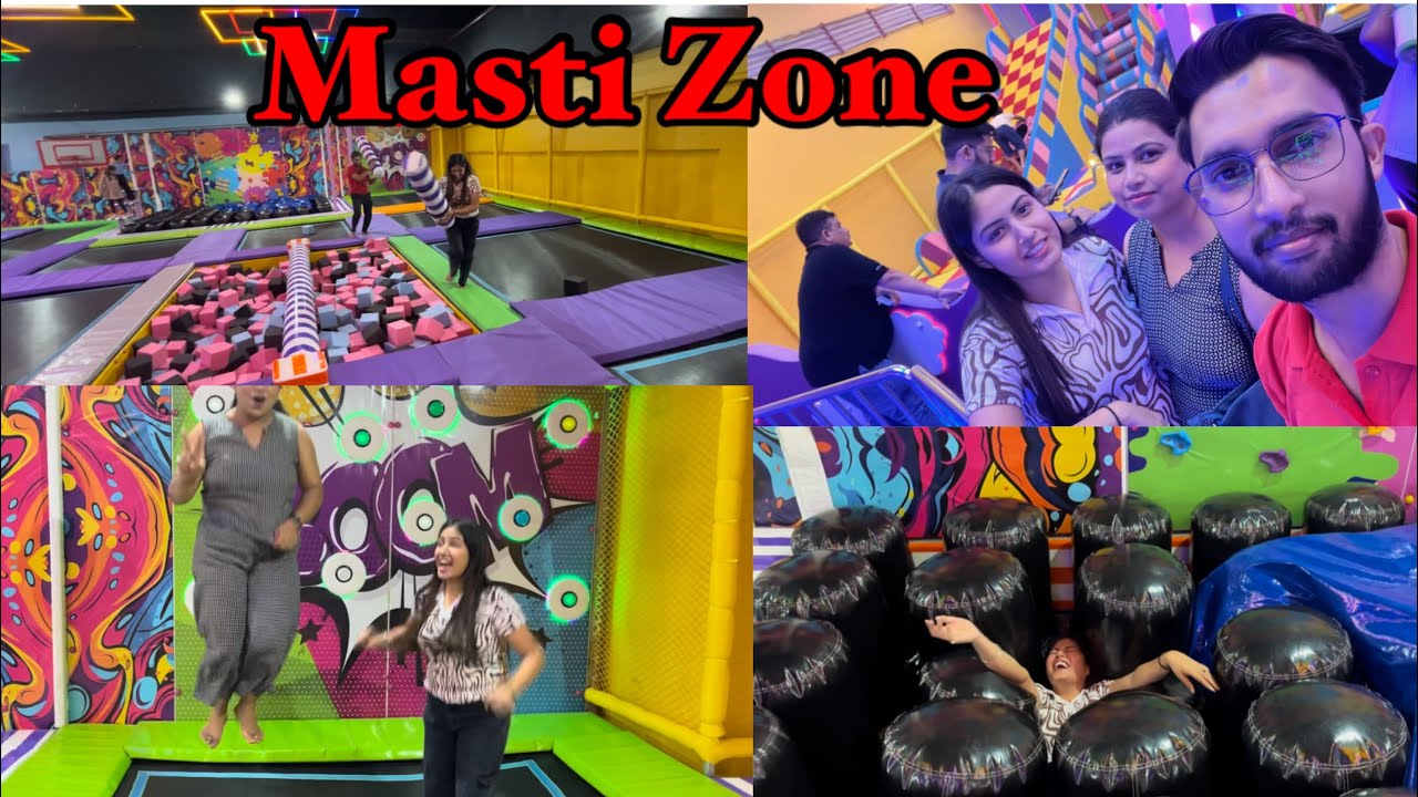 Masti Zone mein ki khoob Masti 🤩😂Price Detail Masti Zone in Faridabad📍# ...
