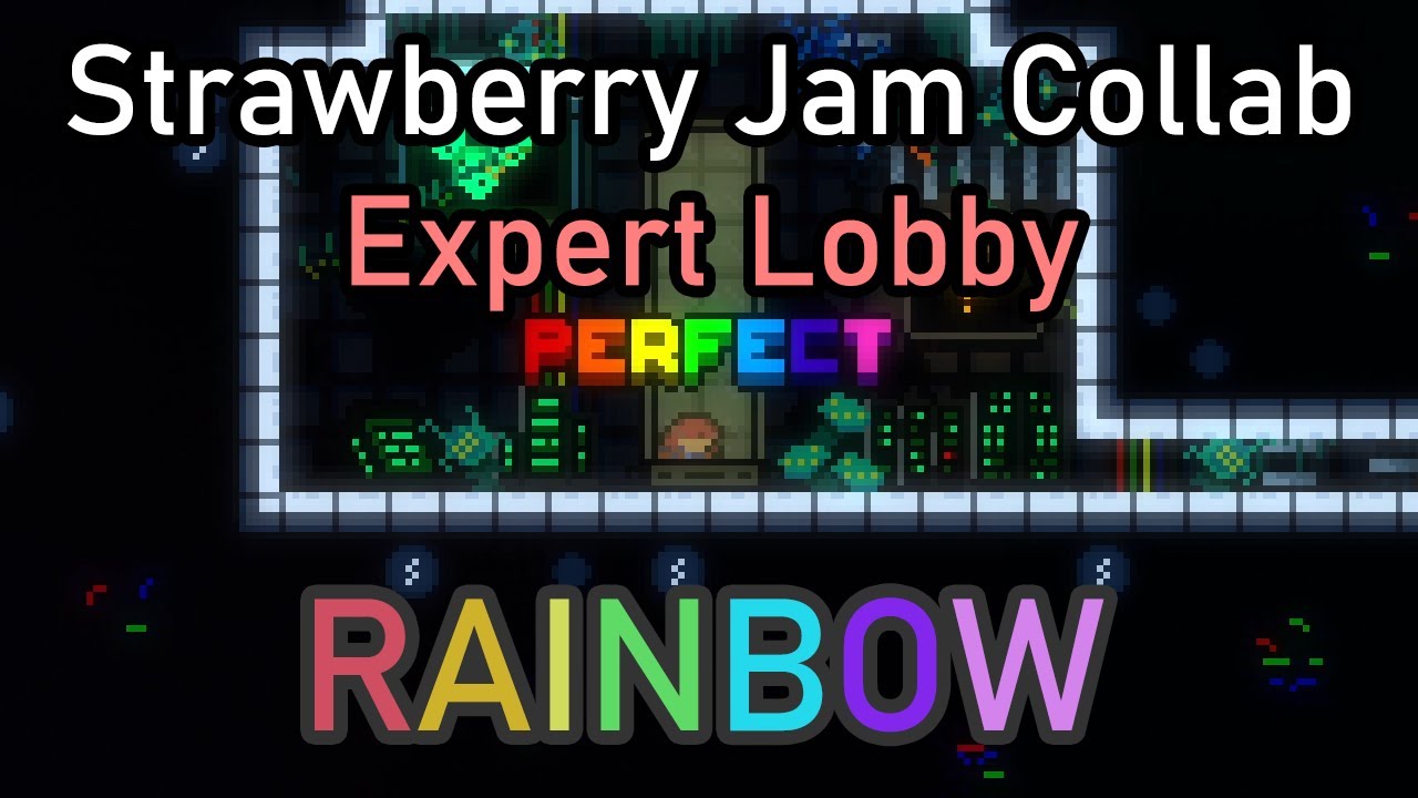 Strawberry Jam Collab Expert Lobby All Maps Full Clear Silver + Rainbow Berry - YouTube