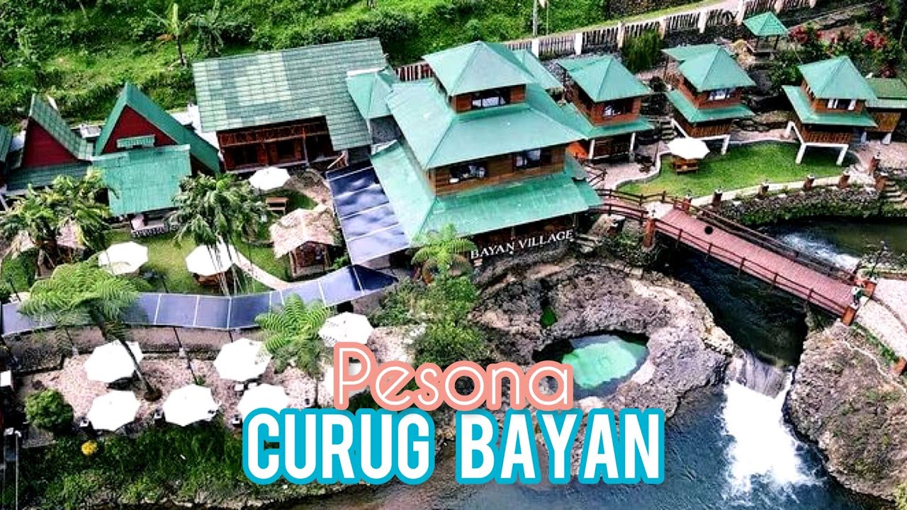 Villa Curug bayan baturraden || keindahan curug dan villa dalam satu ...