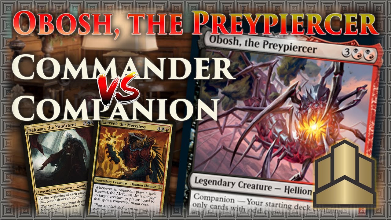 MTG Obosh, The Preypiercer Companion Deck Tech Commander / EDH from ...