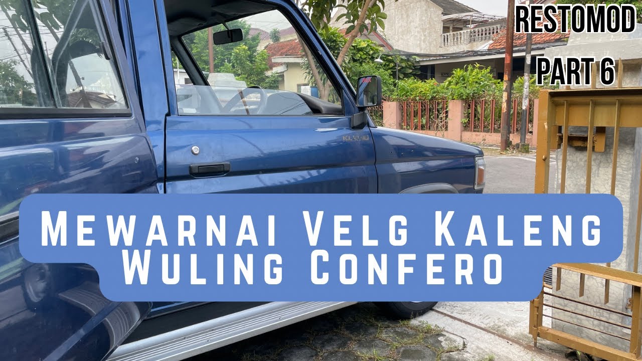 Kijang Kotak Grand Extra| Cat velg kaleng wuling confero PART 6 # ...