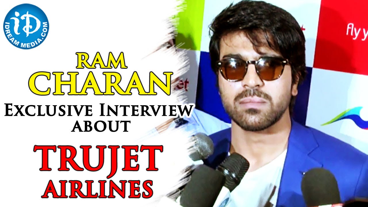 Ramcharan Exclusive Interview About TruJet Airlines || Ramcharan Exclusive Interview - YouTube