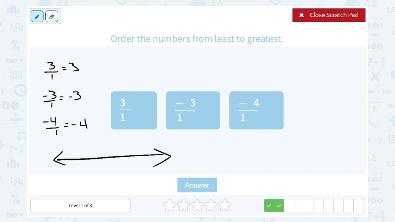 6.110 Put Rational Numbers in Order - YouTube