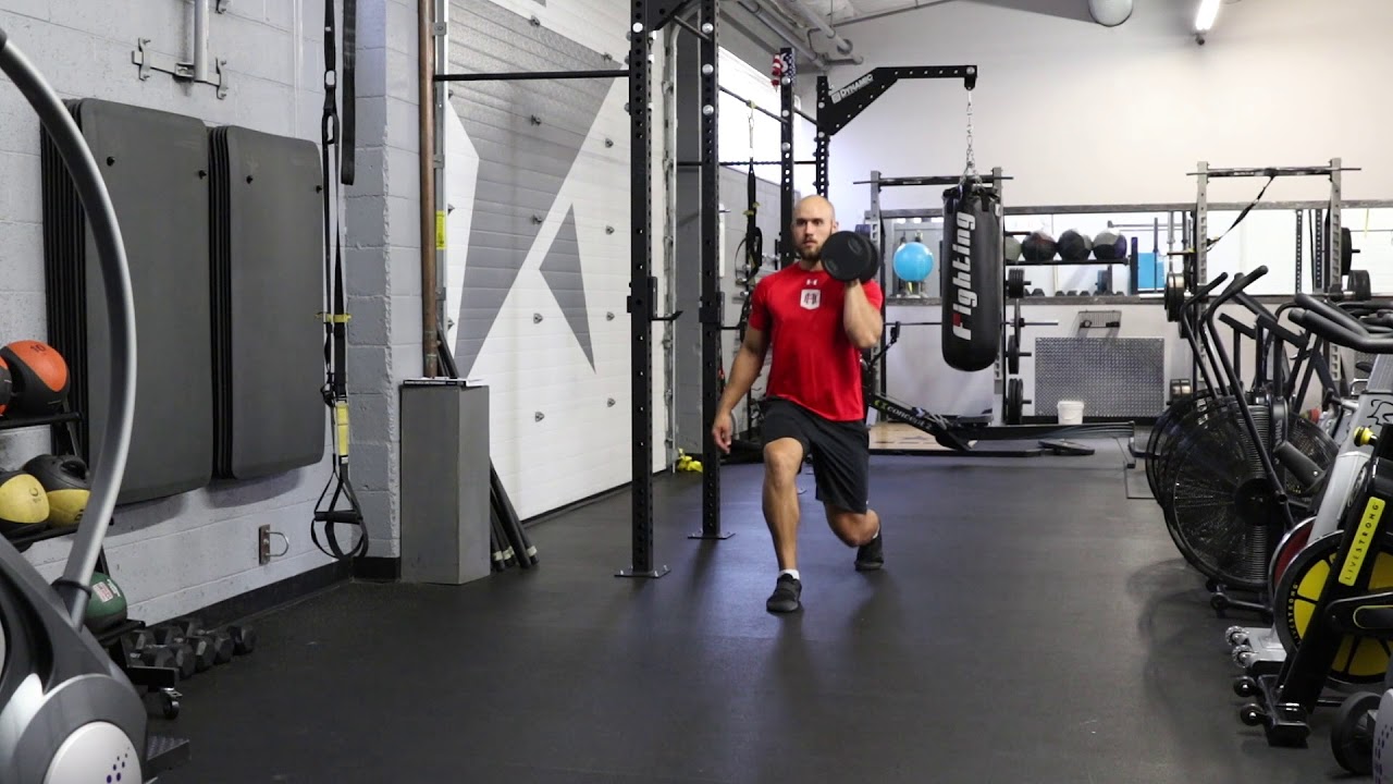 Single Leg Offset Traveling Lunge - YouTube