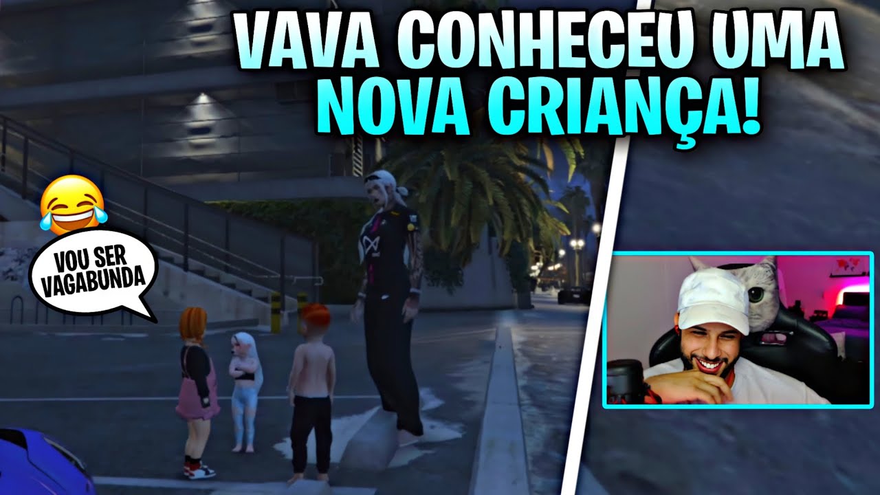 VAVA REVELA O QUE QUER SER QUANDO CRESCER PRA SUA NOVA AMIGU1NHA 🤣! GTA ...