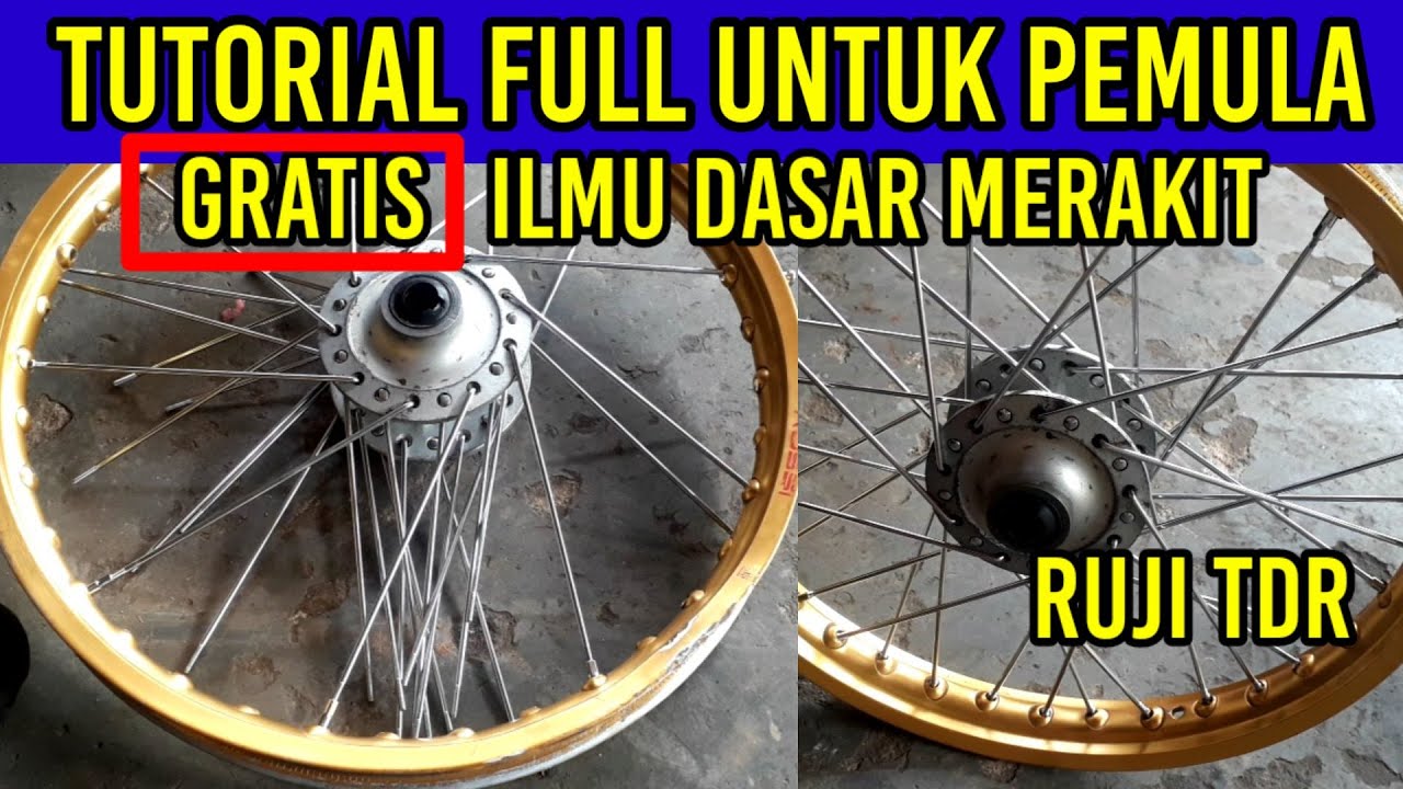 cara MERAKIT RUJI TDR || 3 kunci pasang ruji motor @hsnchanel0229 - YouTube
