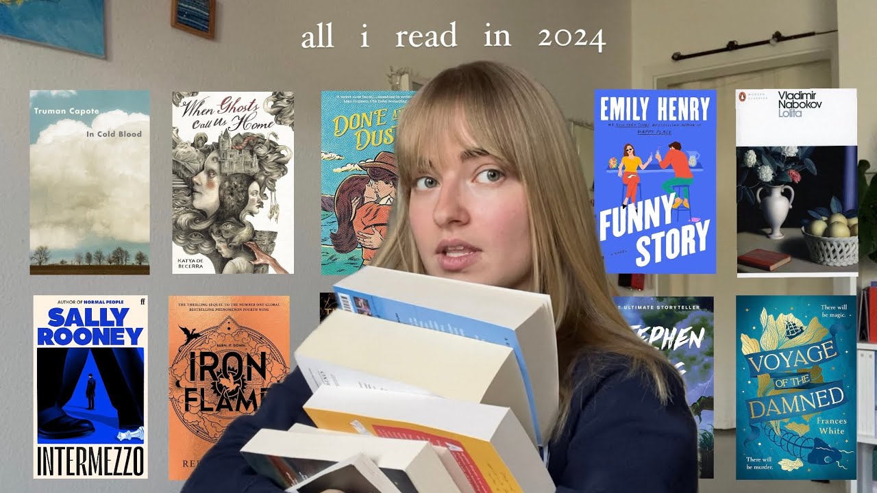 all the 50 books i read in 2024 (literally every genre represented ...