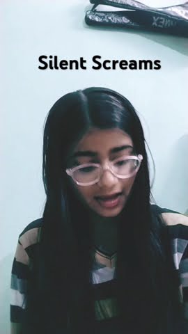 A Self-written poem "Silent Screams" #poetry#creativity#self written# ...