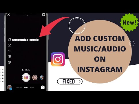 How To Add Your Own Custom Song/Music/Audio On Reels Instagram ...