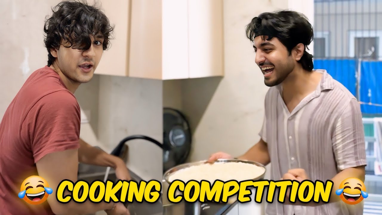 First-Time Cooking Challenge: Who Will Win? 🏆 - YouTube