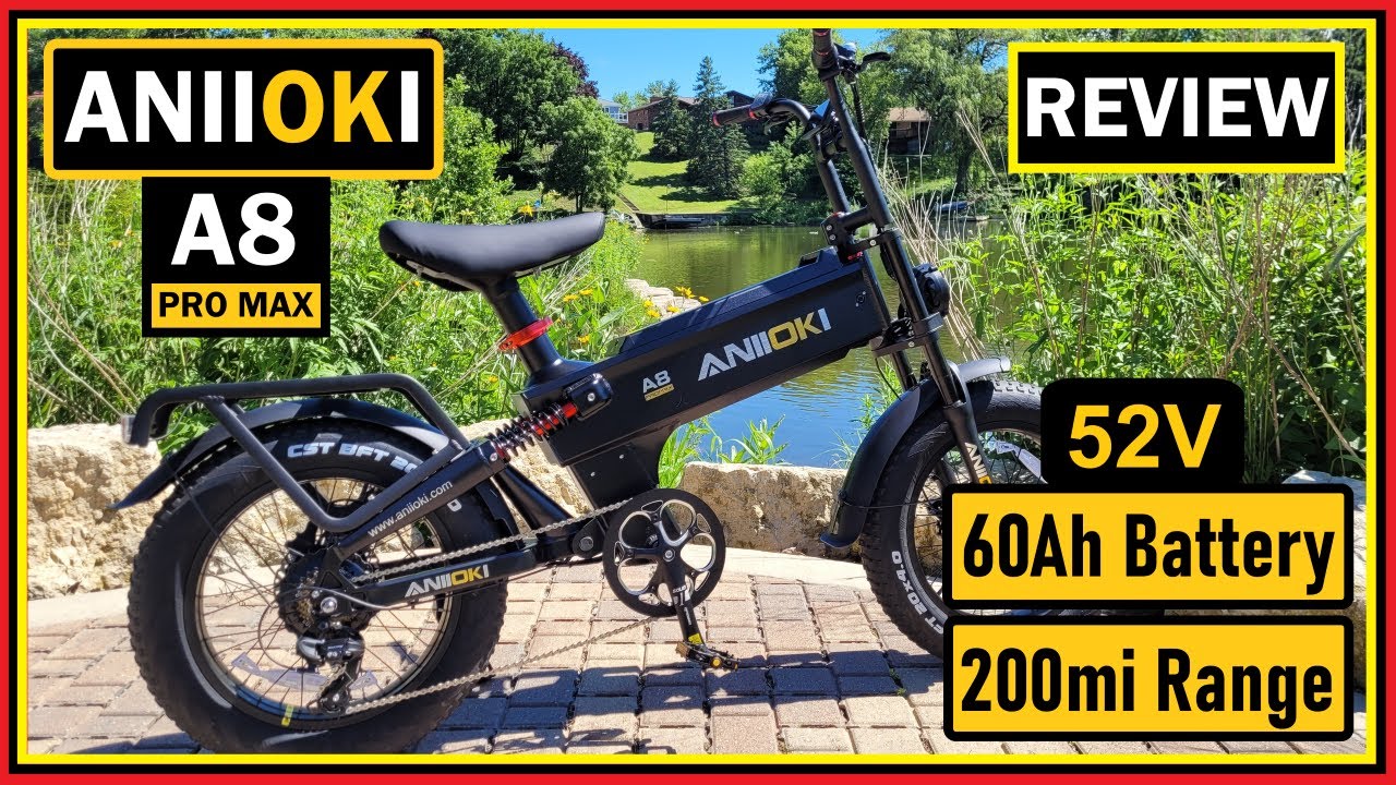 Aniioki A8 Pro Max, 200mi Range E-bike *Review* - YouTube