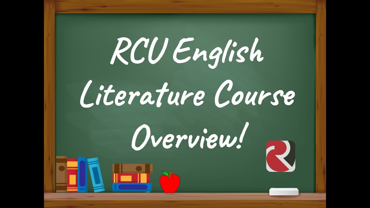 RCU ENG Literature Course Overview Video! 🏛️ - YouTube