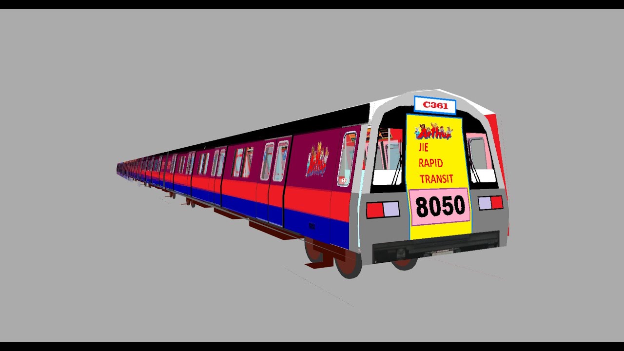[OpenBVE] AJRT Trains C361 Set [8050] From NS01/EW24 Jurong East To ...