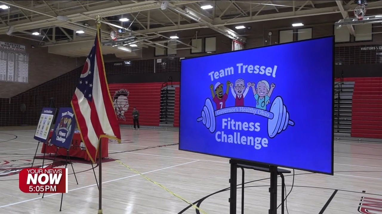 "Team Tressel" fitness challenge kicks off at Ohio schools - YouTube
