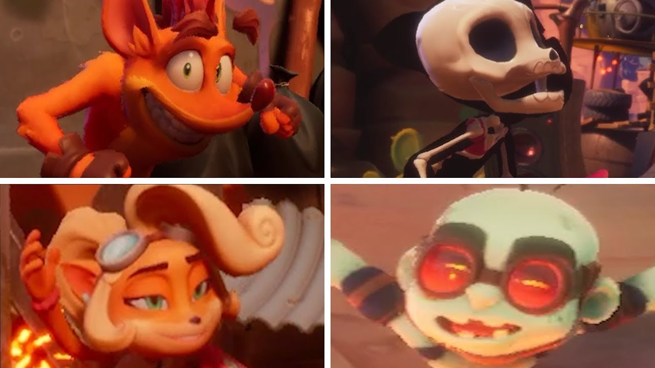 Crash Bandicoot 4 Part 3 - Many Face Animations and Expressions ...