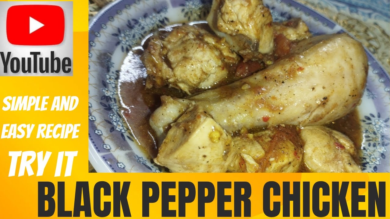 easy and quick recipe of black paper chicken | quick and easy breakfast ...
