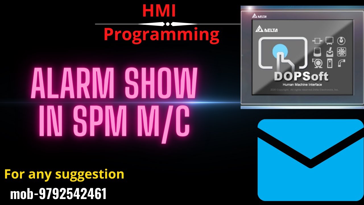 alarm show in delta hmi | alarm display in delta hmi | alarm setting in ...