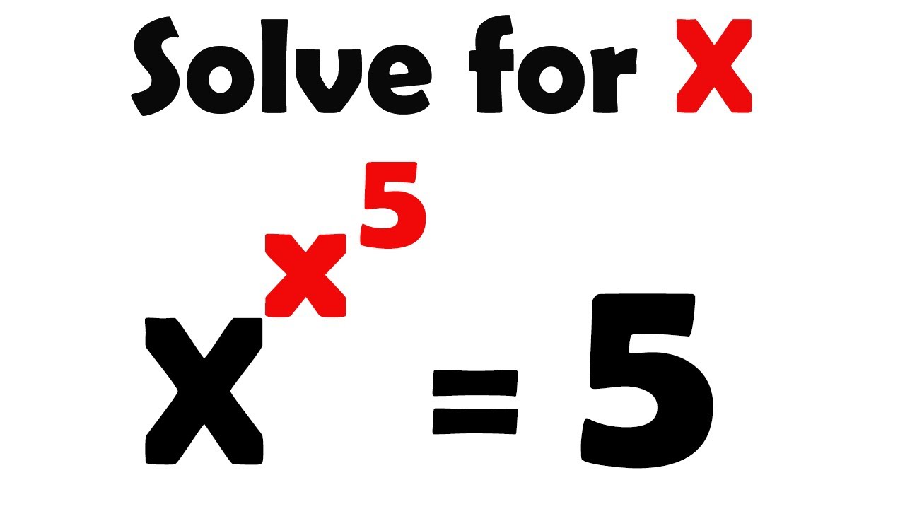 A Very Nice Equation to Solve | You Should Learn This Algebra Trick with Exponential Equations ...