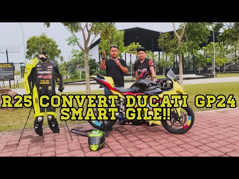 R25 CONVERT DUCATI GP 24 !!! - YouTube