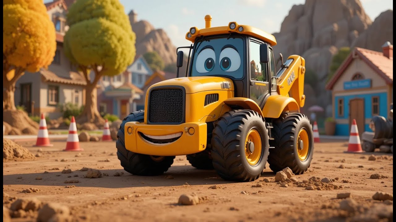 JCB Song for Kids | The Mighty Digger Dance| Construction Vehicles Song ...