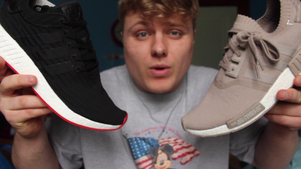 R1 VS R2 DEBATE NMD R2 UNBOXING AND REVIEW WITH SURPRISE! - YouTube