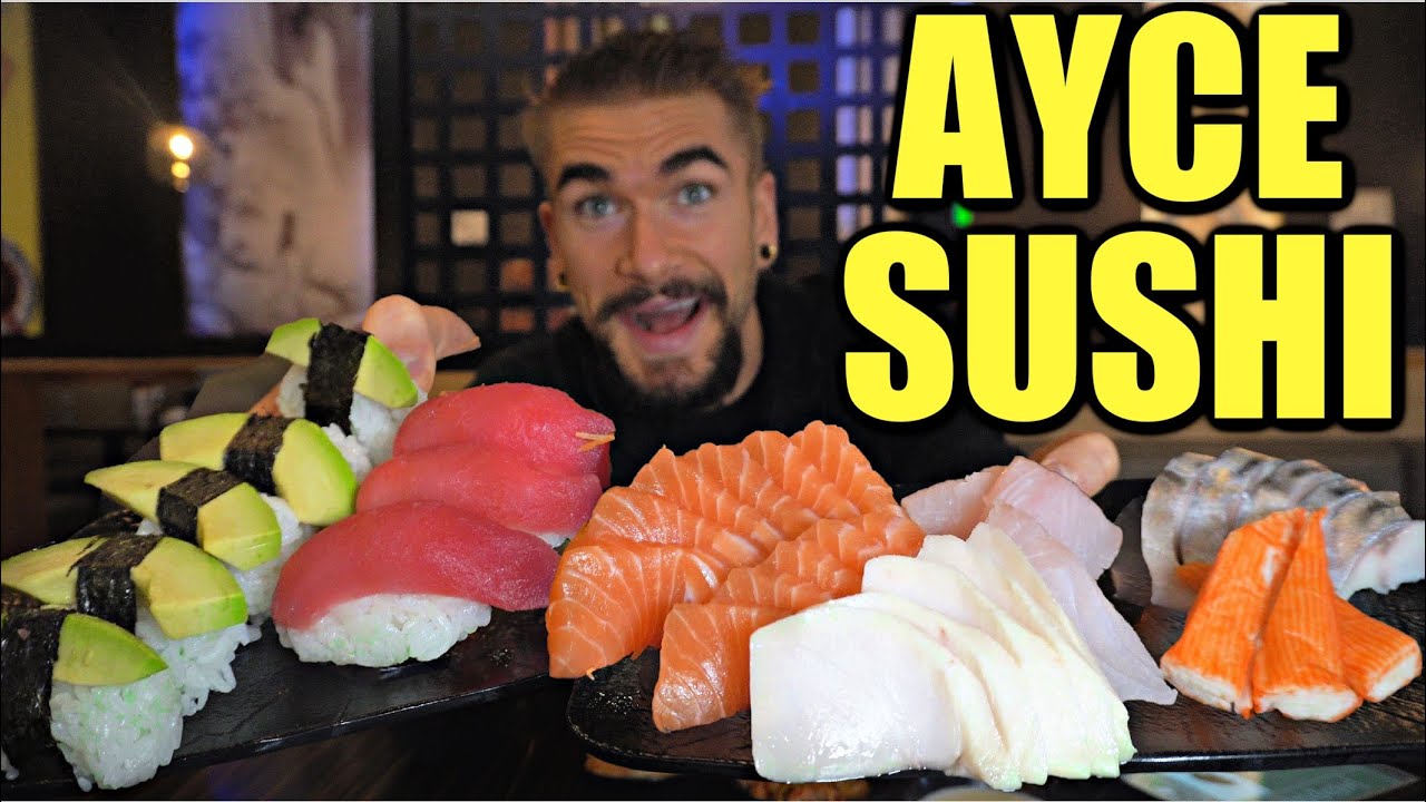 PRO EATER VS #1 RATED SUSHI BUFFET (This is Crazy)! ALL YOU CAN EAT ...