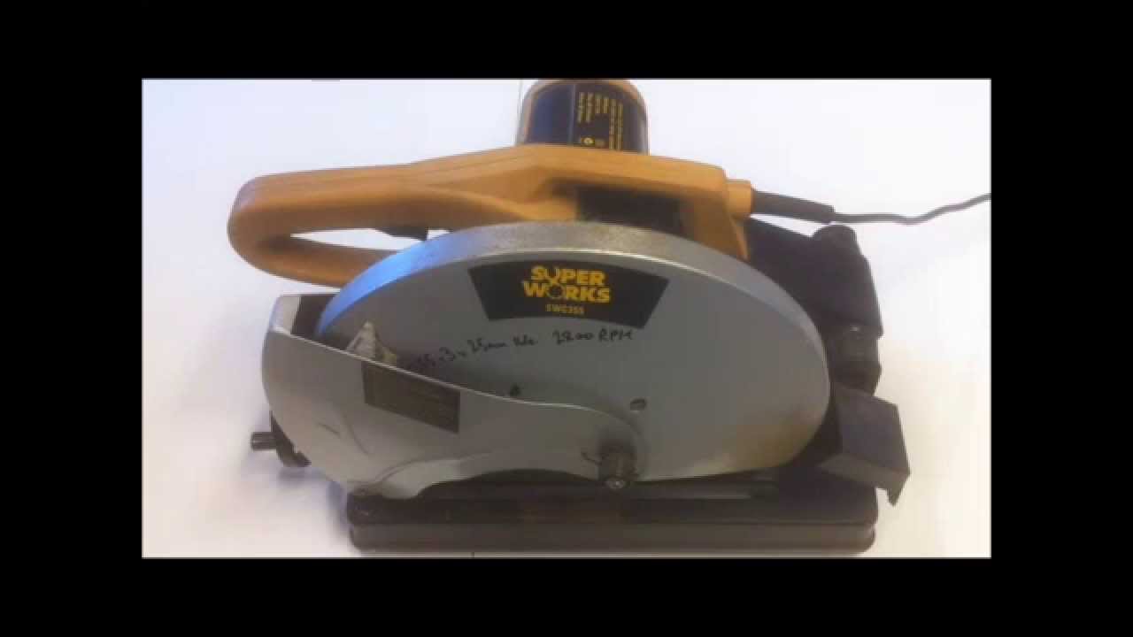 Super Works 355mm Cut-Off Machine - YouTube
