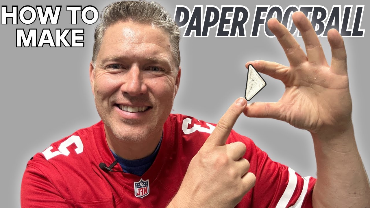 The Ultimate Guide to Making Paper Footballs - YouTube