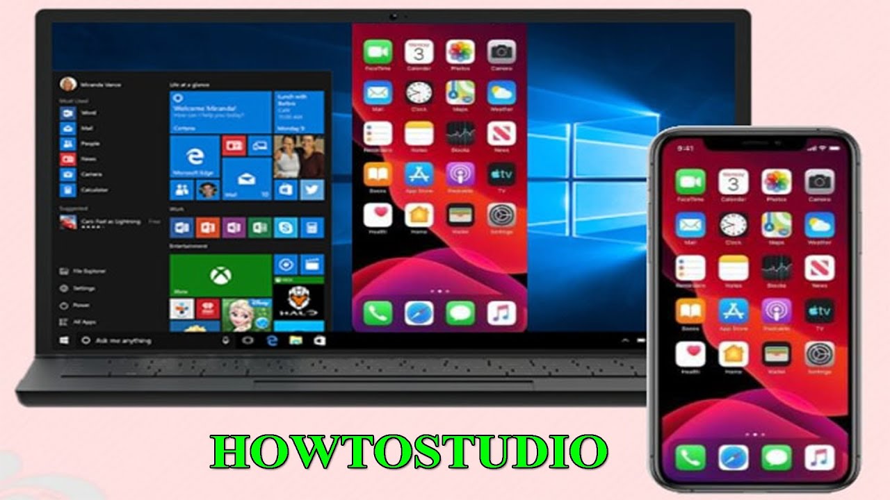 Easy Way Free Share iOS Screen To PC - YouTube