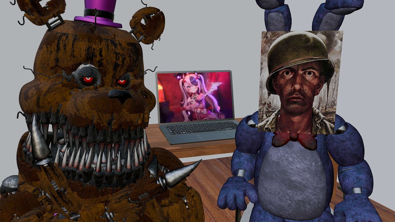 [Fnaf/Blender]- My ears are crying - YouTube