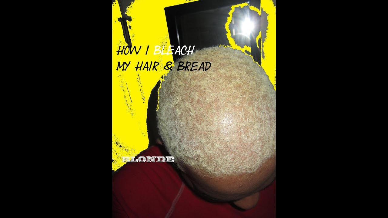 How I Bleach My Hair & Beard Blonde - YouTube