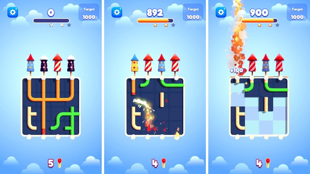 Light the Fuse 🎆🎇🧨 Gameplay Walkthrough | iOS | Mobile Game - YouTube