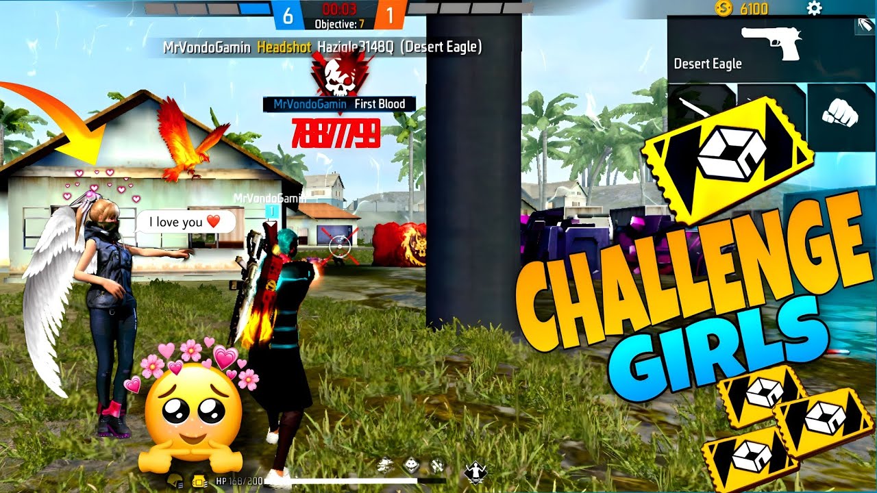 Free Fire Finally Mr Vondo Gaming Customs Challenge Whit Girlfriend ...