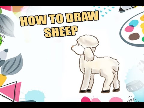 HOW TO DRAW SHEEP | ANIMAL DRAWING SHEEP IBIS PAINT X | EASY DRAWING TUTORIAL STEP BY STEP - YouTube