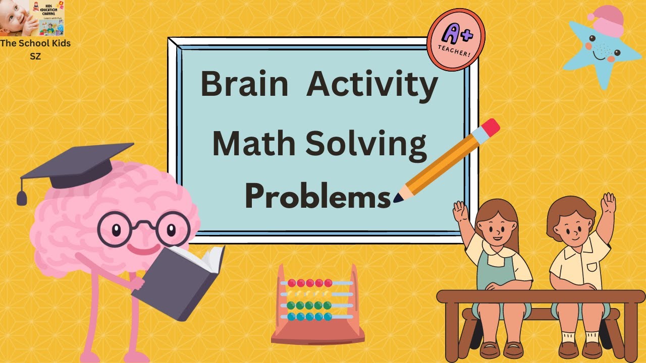 Mathematical Problem / Brain Activity for Kids/Math Brain Teasers /Math ...