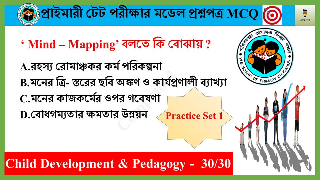 WB PRIMARY TET EXAM MOCK TEST MODEL QUESTION PAPER ON CDP MCQ প্রাইমারী ...
