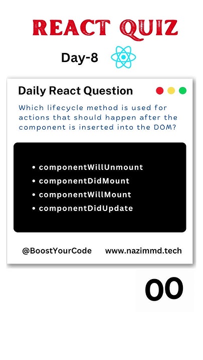 React Js Coding Challenge Day 8 🔥shorts Youtubeshorts Viralvideo Reactjs Quiz Trending