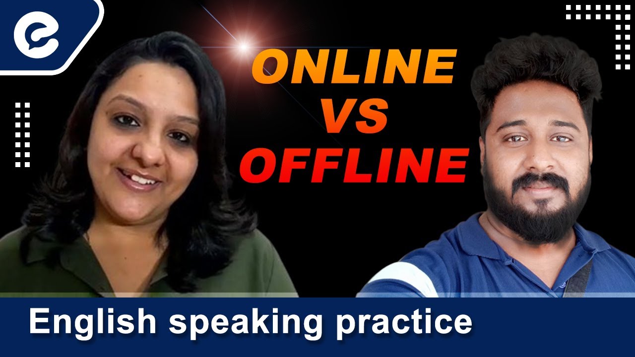 Online vs Offline | EnglishYaari | English Speaking Practice | English ...