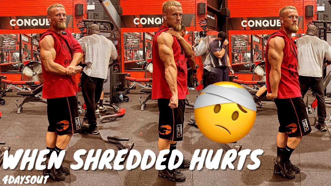 YOU CANT WORKOUT HARD WHEN SHREDDED | REALITY 4 DAYS OUT - YouTube