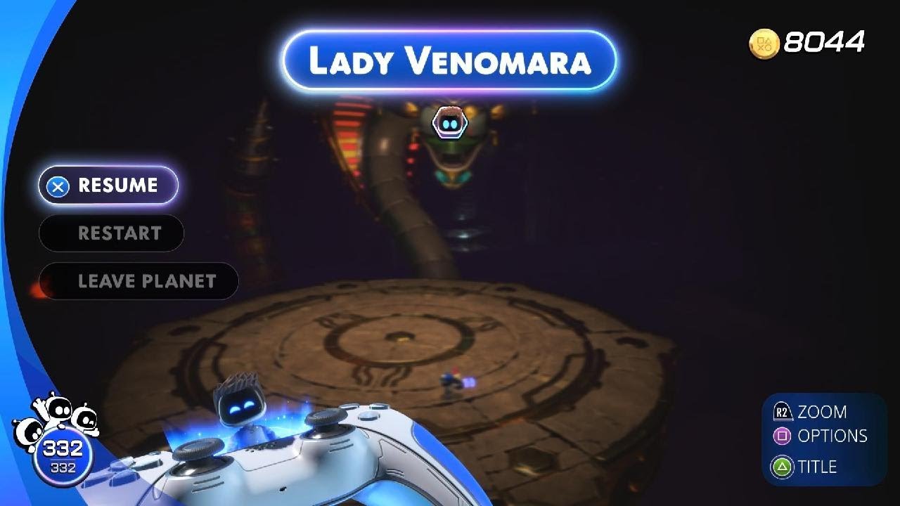 ASTRO BOT - How to Defeat Lady Venomara - YouTube