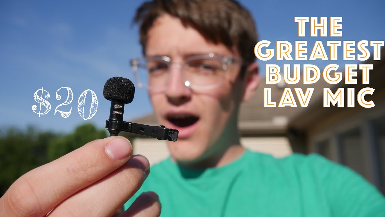 AMAZING Cheap $20 Lav Mic Review! [Purple Panda Microphone] - YouTube