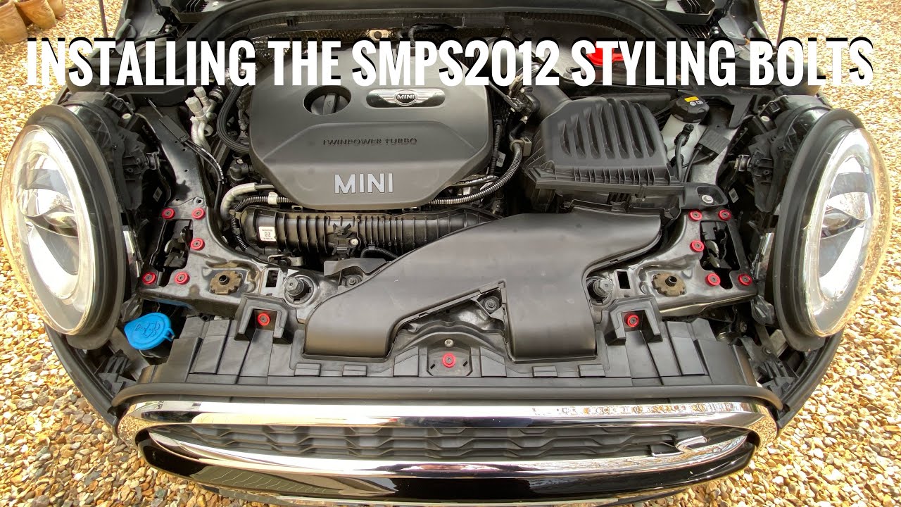 INSTALLING THE SMPS2012 STYLING BOLTS ON MY MINI COOPER S F56 - YouTube