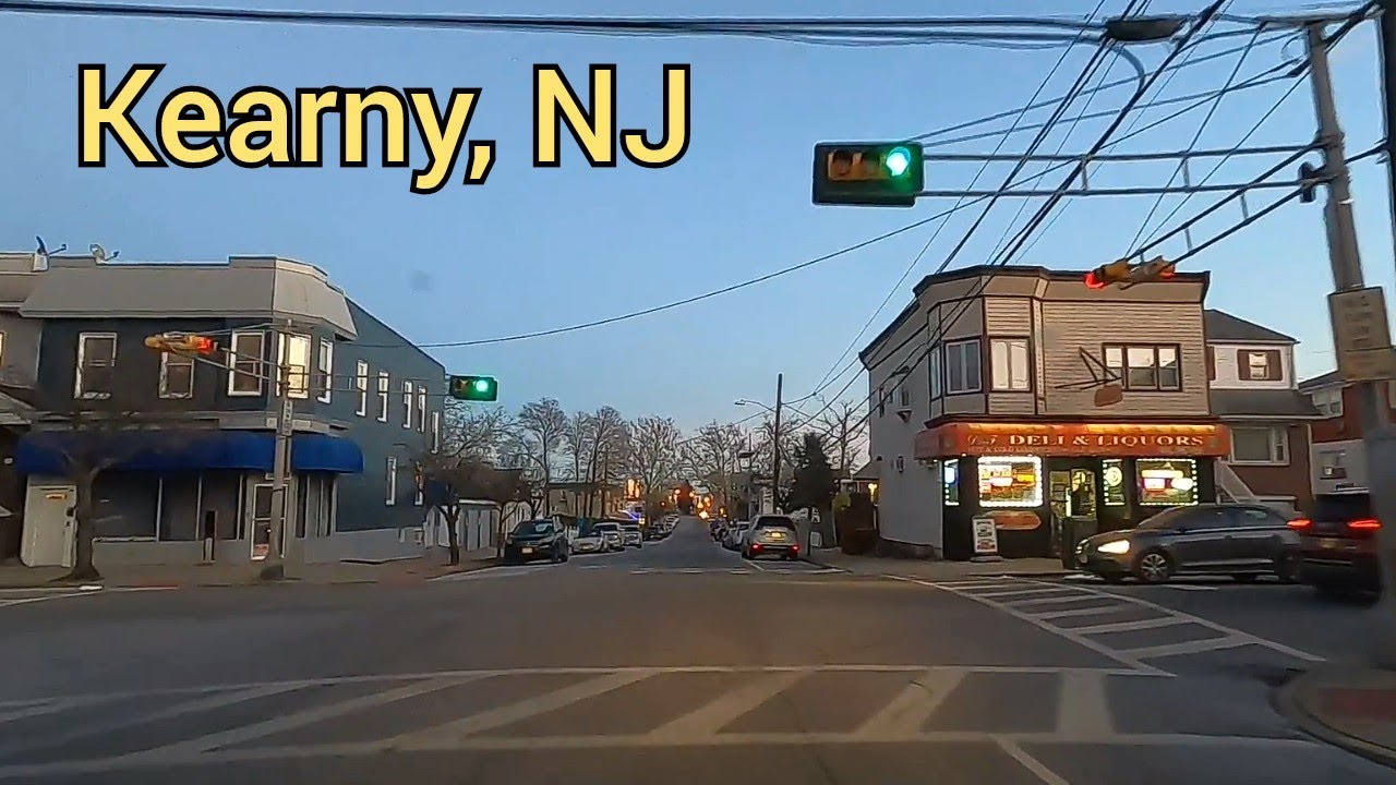 Driving around Kearny, NJ at evening | Passaic Ave to Schuyler Ave ...