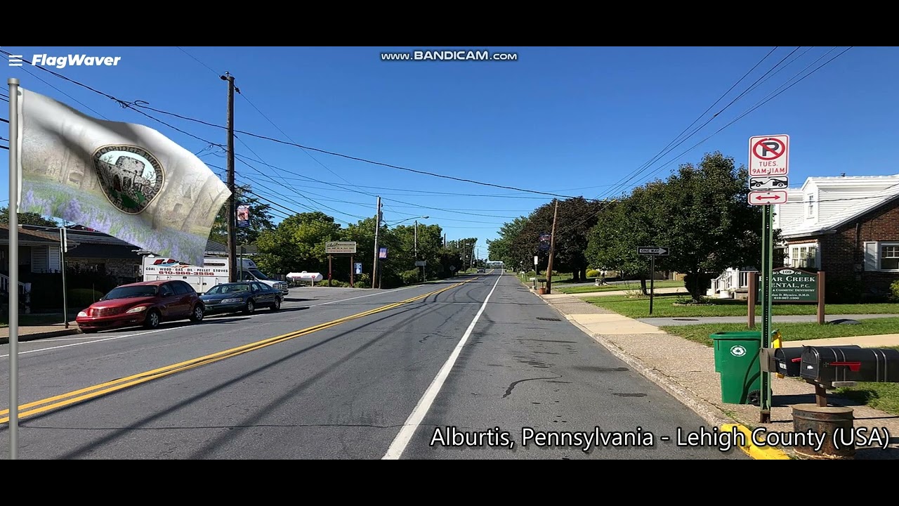 Alburtis, Pennsylvania Flag - Lehigh County - YouTube
