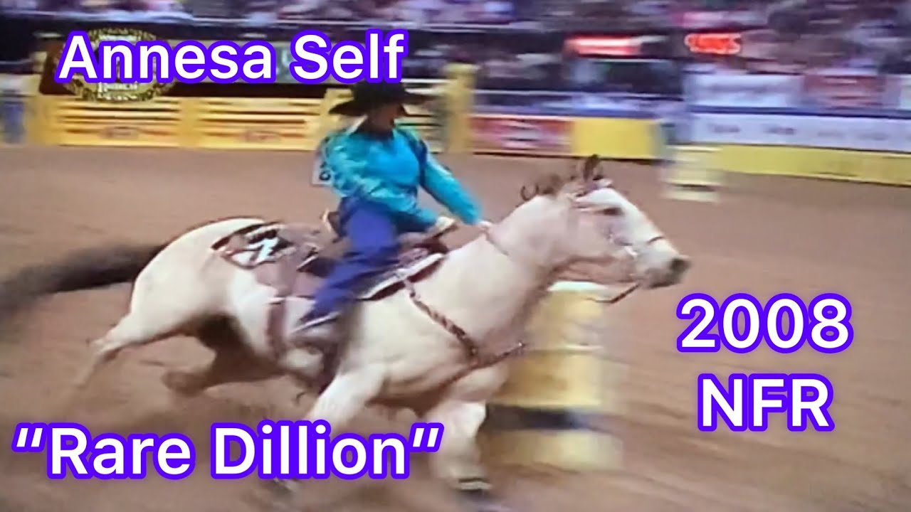 Annesa Self & "Rare Dillion" 2008 National Finals Rodeo Barrel Racing ...