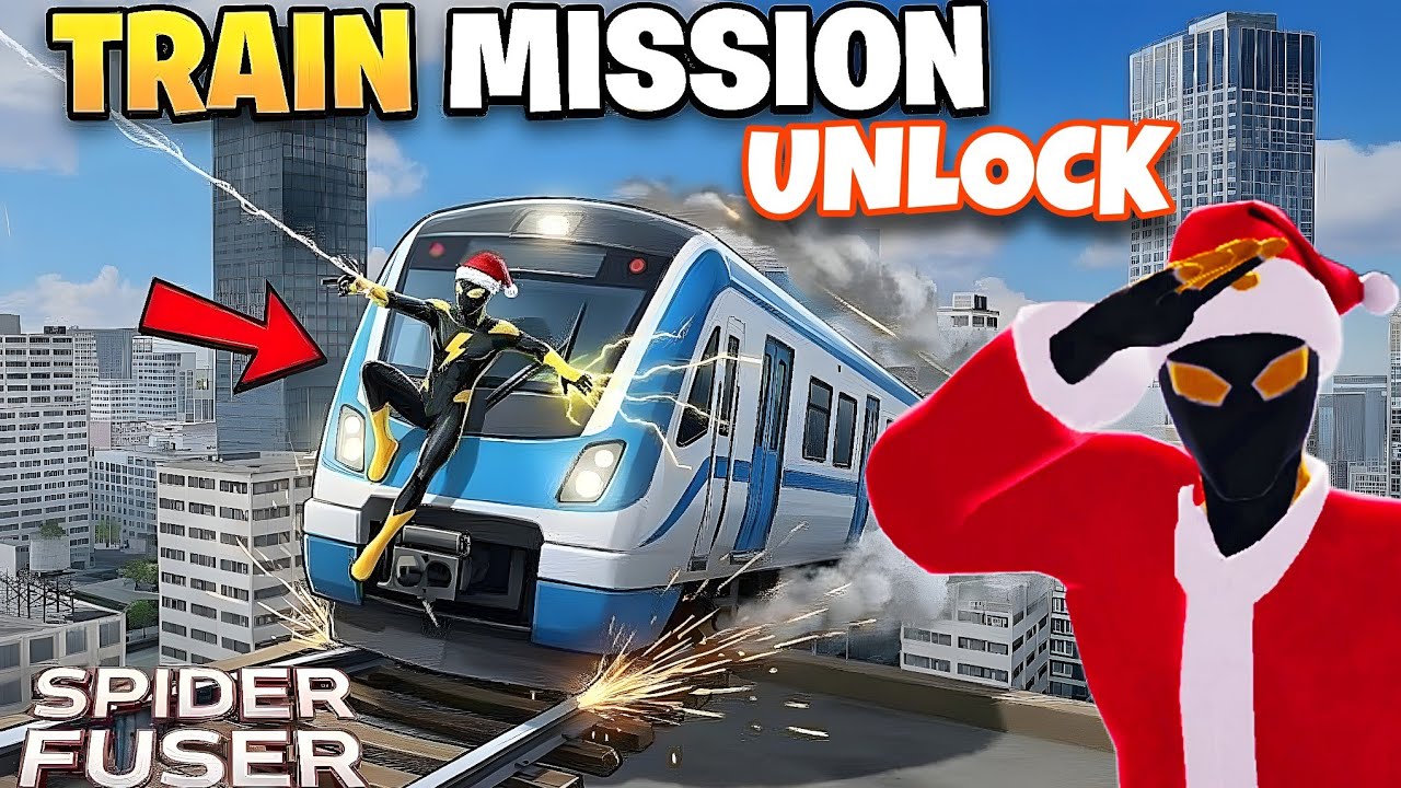 😱 Spider Fuser Train Mission 100% Unlock || Full Secret Location ...