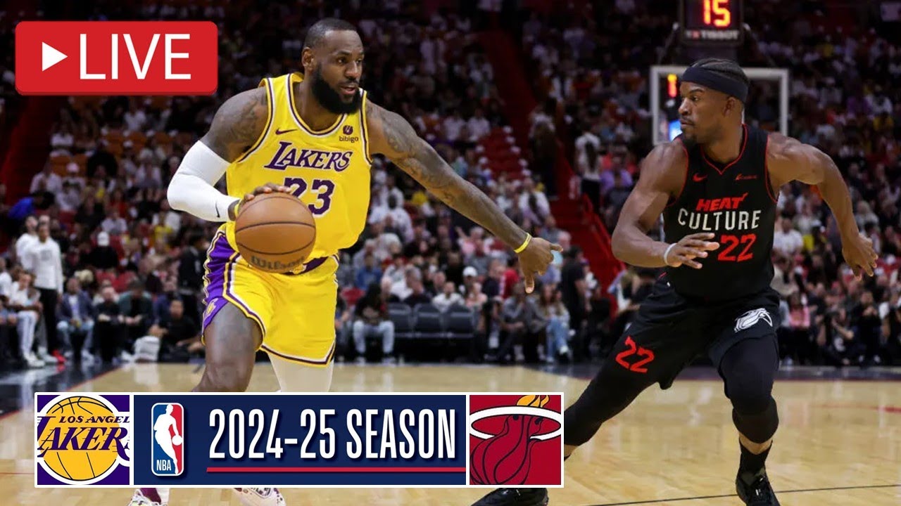 LIVE! Los Angeles Lakers vs Miami Heat | January 16, 2025 | Heat vs ...