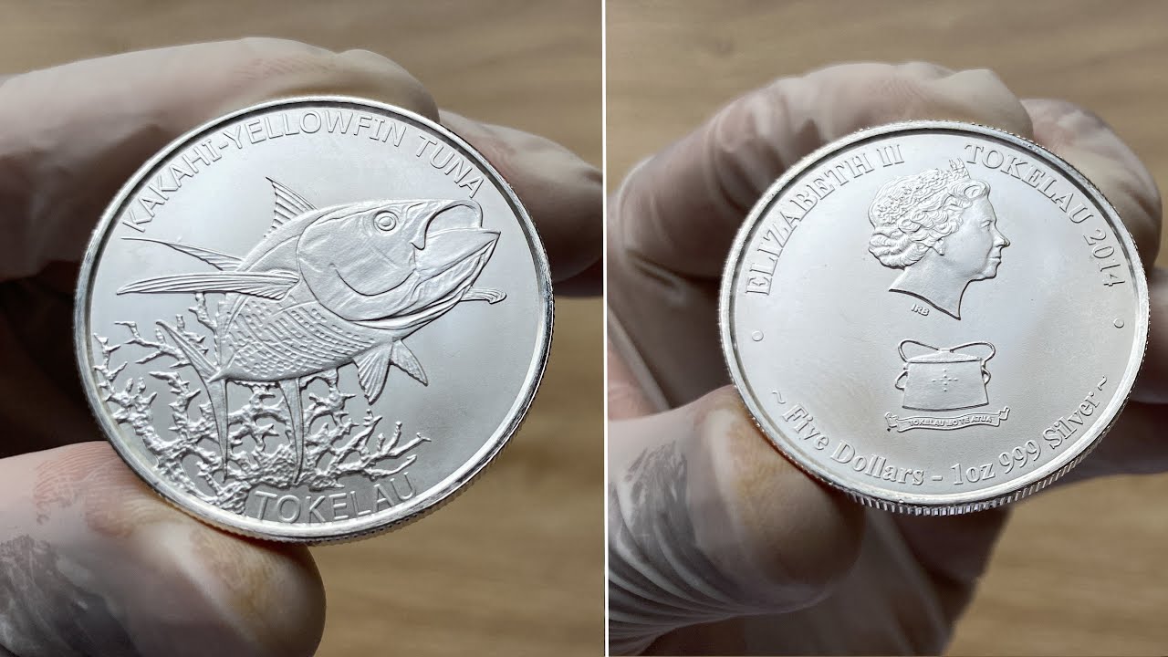 2014 NZ Mint, Thriving Aquatic Wildlife of Tokelau Series: Kakahi ...